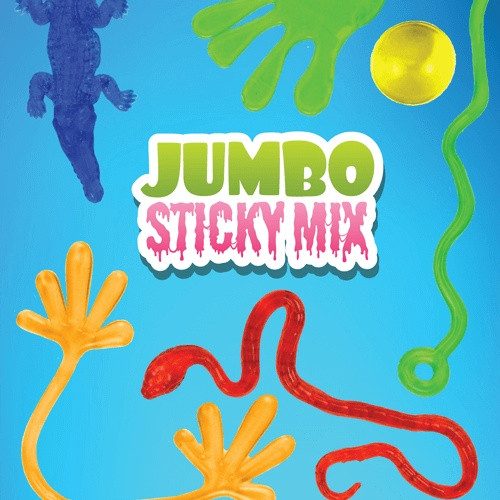 Jumbo Sticky Mix 2" Capsules | Gumballs.com