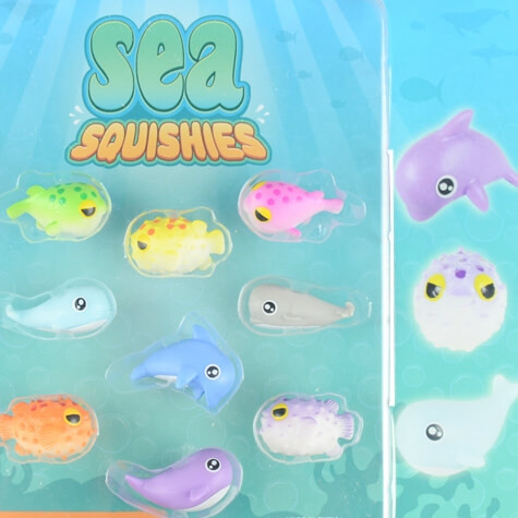 Squish Sea Creatures 2" Capsules | Gumballs.com