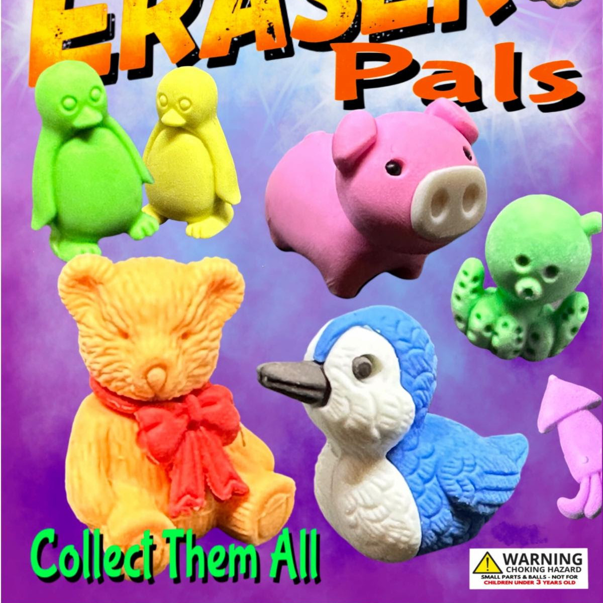 Eraser Pals 1" Capsules | Gumballs.com