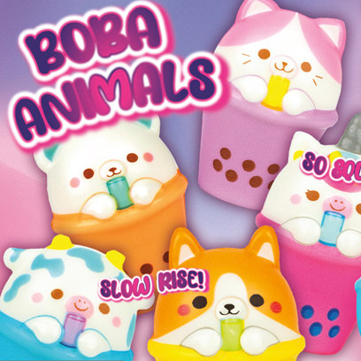 Squishy Boba Tea Animals 2" Capsules | Gumballs.com