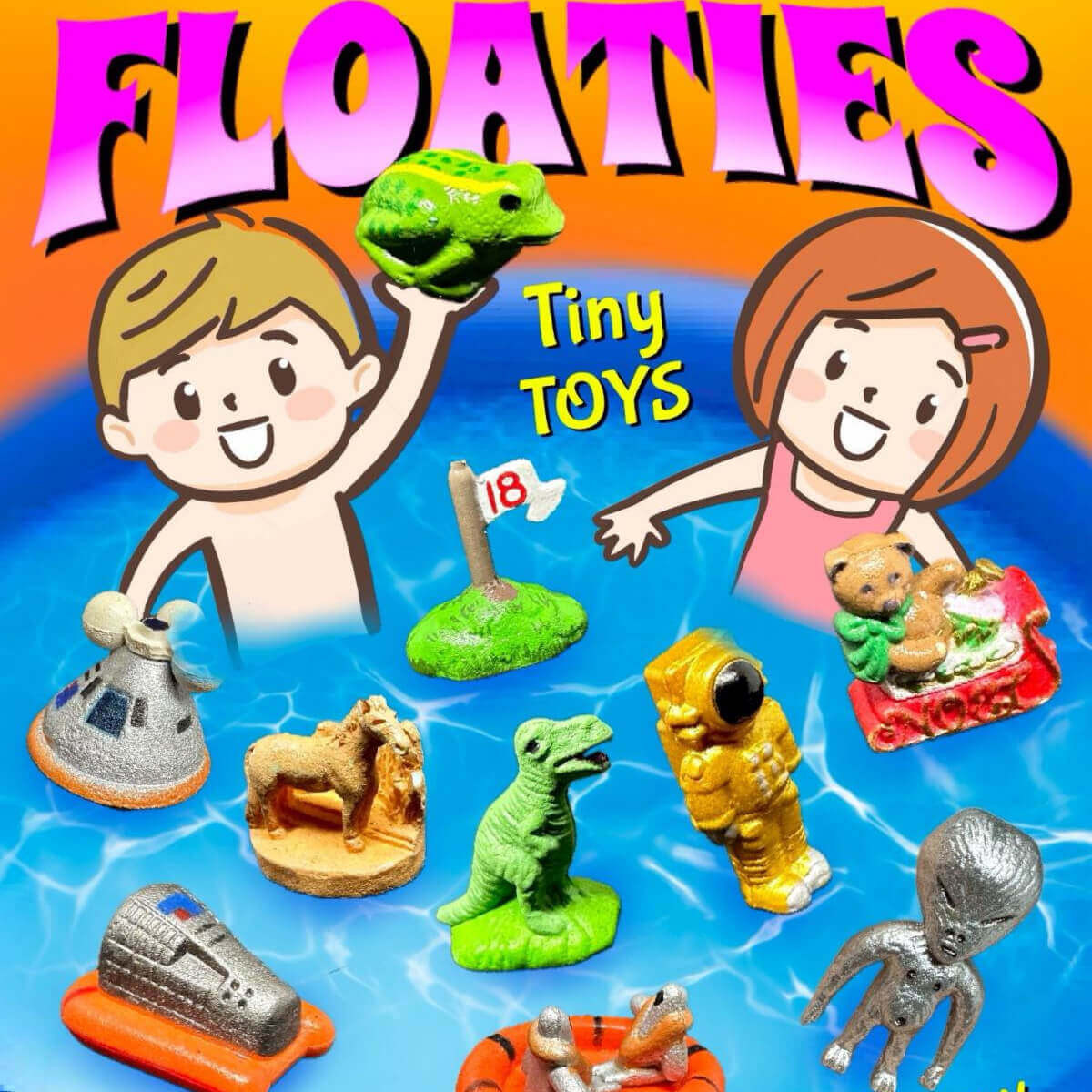 Floaters 1" Toy Capsules | Gumballs.com
