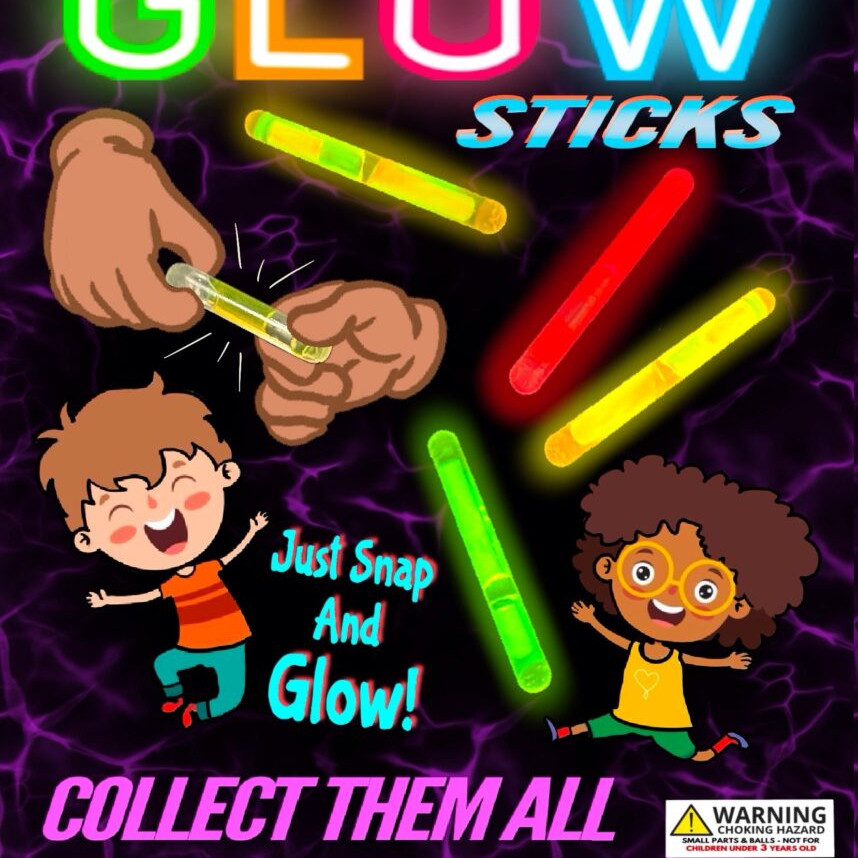 Miniature Glow Sticks 1"Capsules - Gumballs.com
