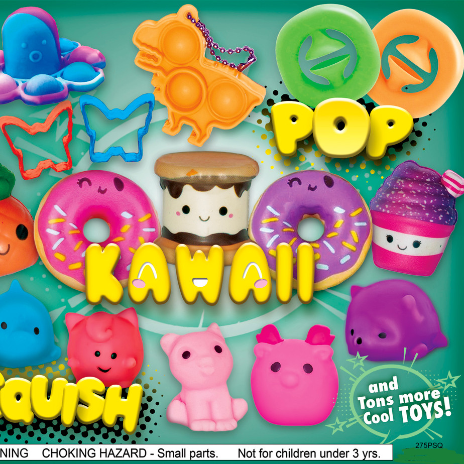 Cute Pop Kawaii Squish 2" Capsules | Gumballs.com