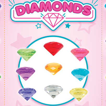 Diamond Shapes in 1 inch Toy Capsules | Gumballs.com