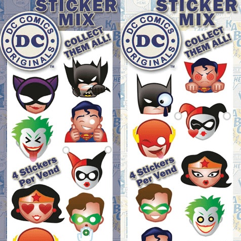 DC Emoji Stickers | Gumballs.com