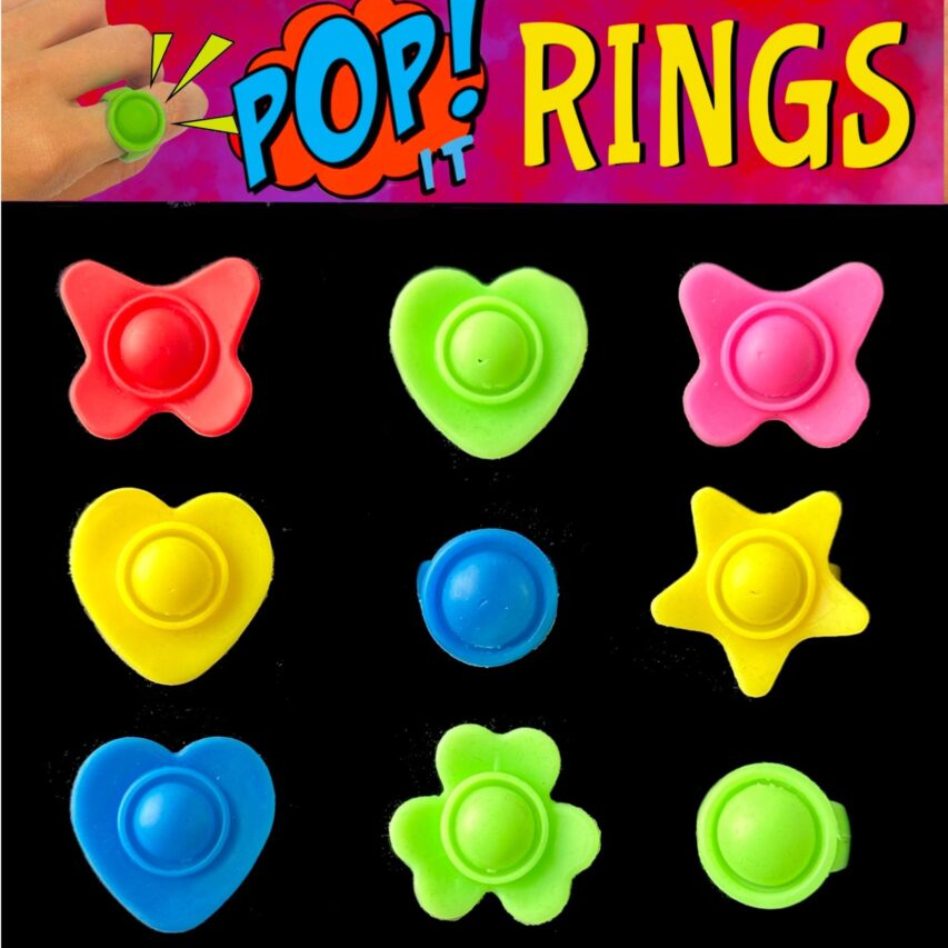 Popper Rings Jewelry 1" Capsules | Gumballs.com