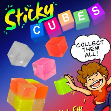 Sticky Stack'em Cubes 1" Toy Capsules | Gumballs.com