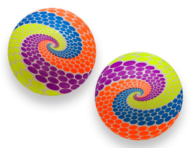 Neon Polka-Dot Ball Mix (5"/200pc) | Gumballs.com