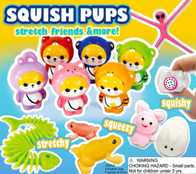 Squish Pets Mix 2" Toy Capsules | Gumballs.com
