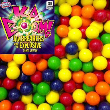 Kaboom Mini Jawbreakers with Candy Center | Gumballs.com