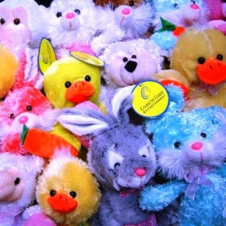 Medium Easter Plush Toy Crane Mix 150pc | Gumballs.com