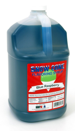 Blue Raspberry Snow Cone Syrup 4 Gallons | Gumballs.com