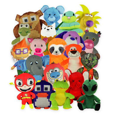 Jumbo Plush Mix 32% Licensed 50pc | Gumballs.com