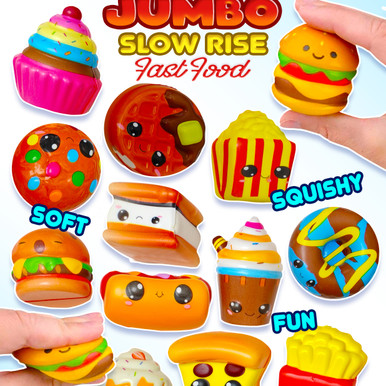 Slow Rise Fast Food 2.5" Capsules | Gumballs.com