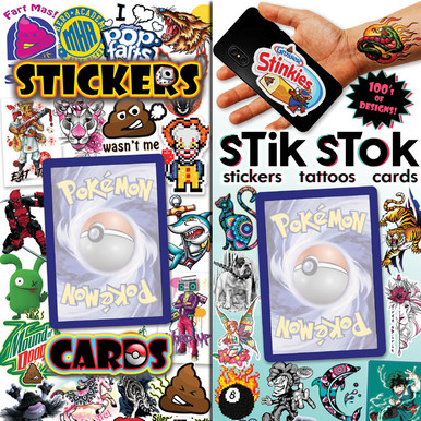 sTik sTok Mix Tattoos AND Stickers | Gumballs.com
