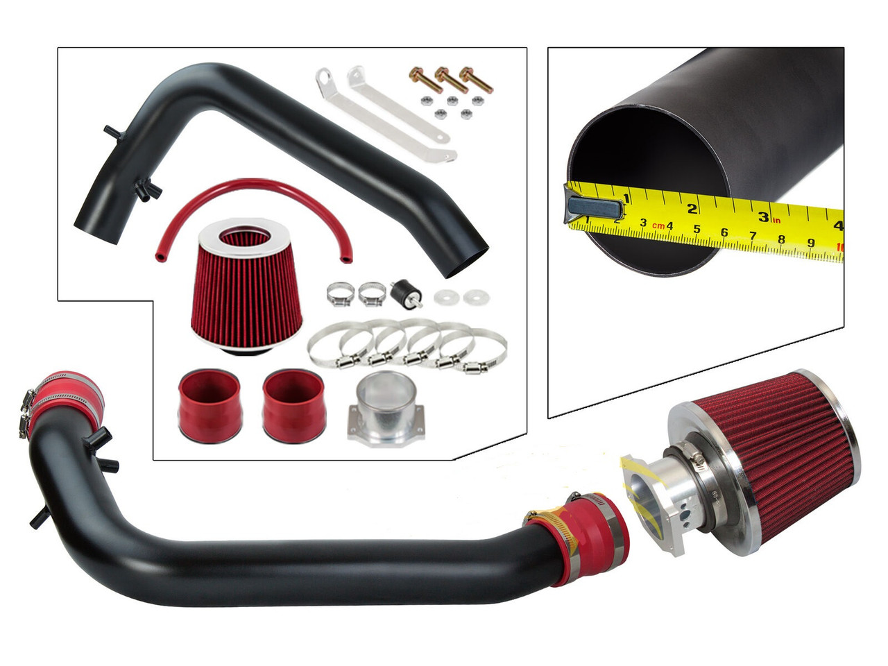 Performance Air Intake For Nissan 240SX / S14 (1995-1998) with 2.4L L4 ...