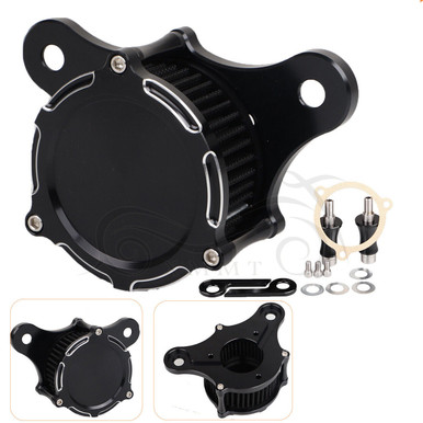 Air Cleaner Black Intake Filter Kit for Harley Electra Road Glide FLHTC ...