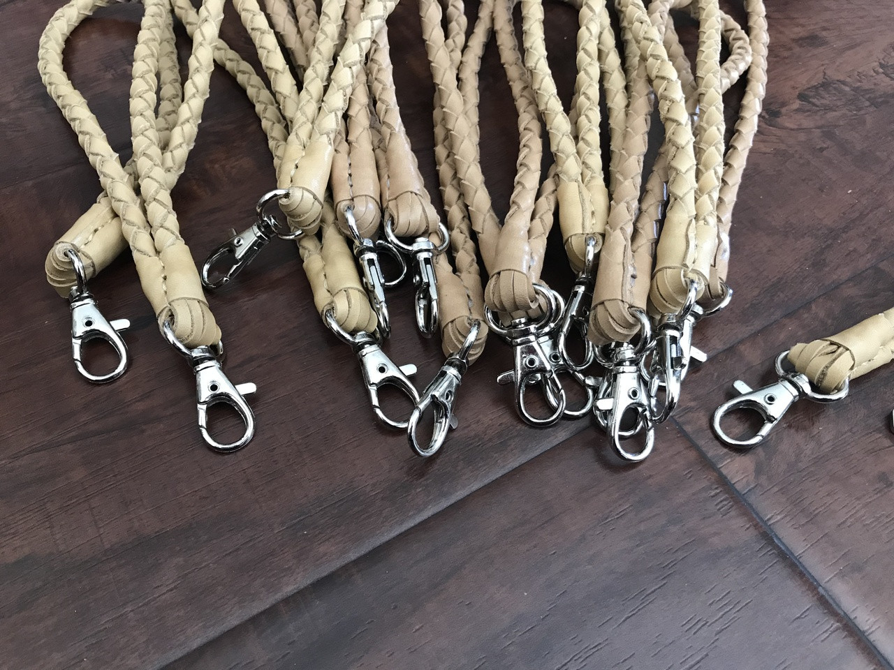 Spring Leather Keychain Holder, Wrist Strap Rustic Keychain - Fgalaze ...