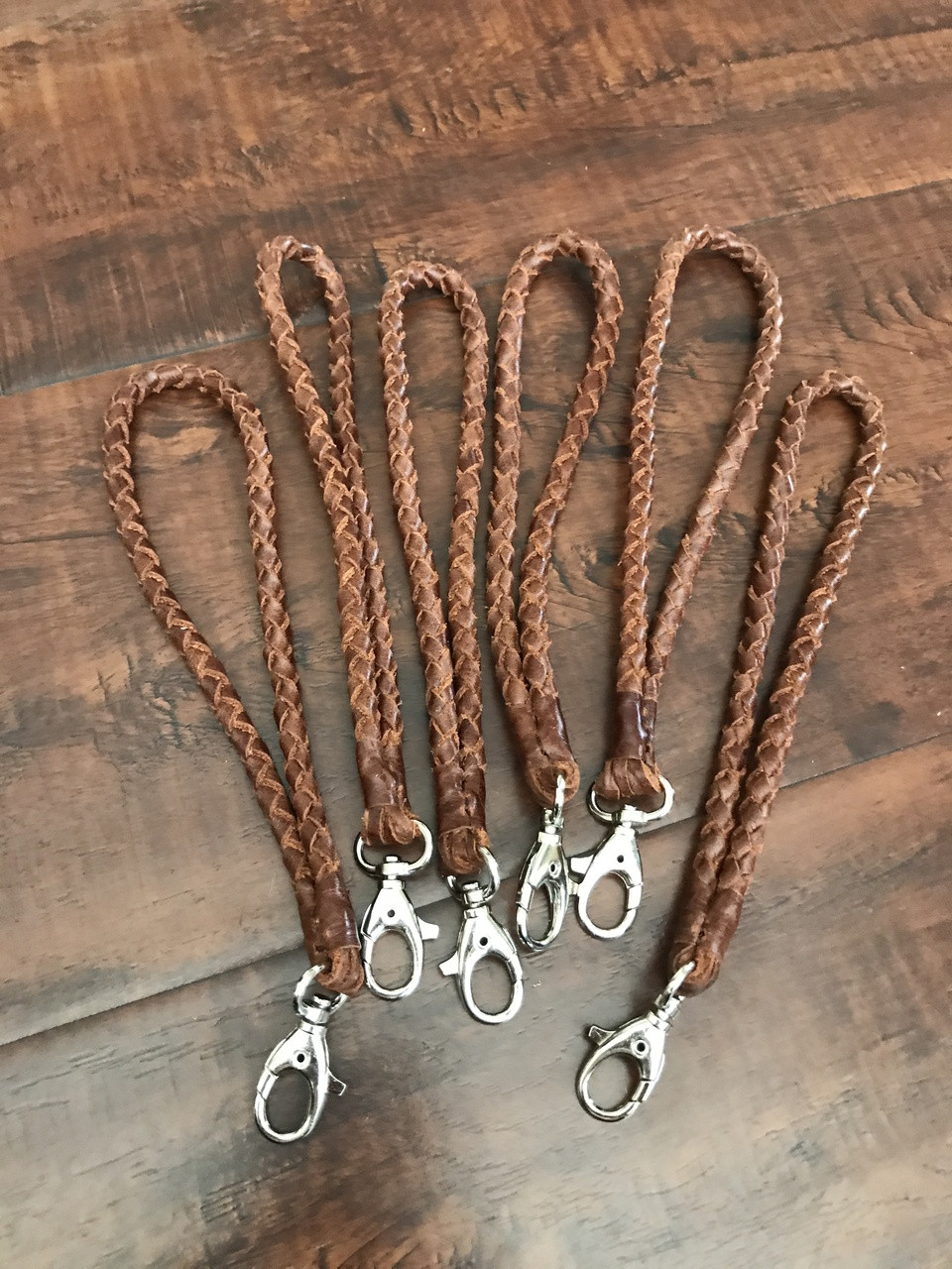 Rustic Brown Leather Key Holder, Rustic Handmade Key chain Wrist Strap ...