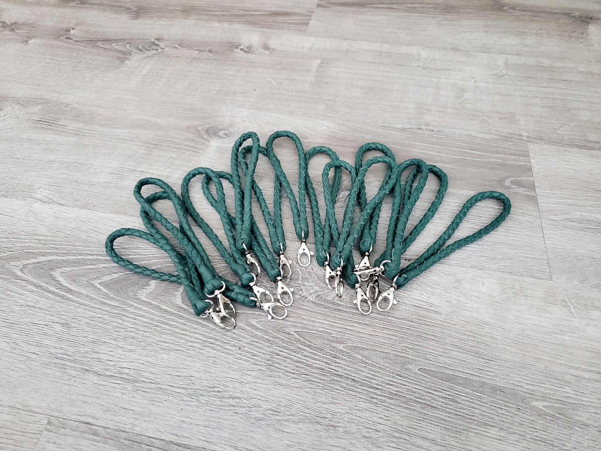 Leather Key Chain Strap, Keychain Holder, Leather Accessories, Orange ...