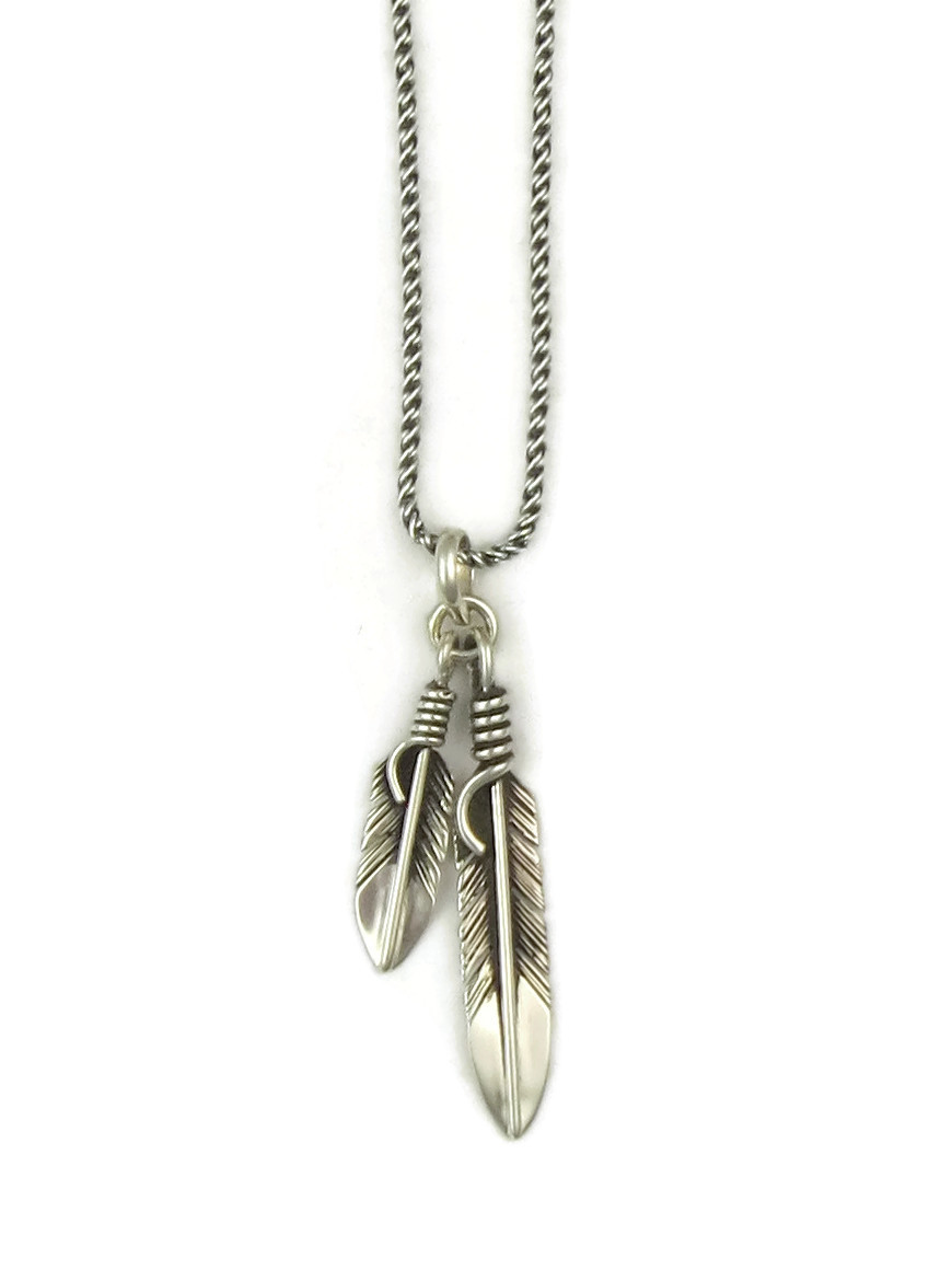 Native American Silver Feather Pendants | Buy Today