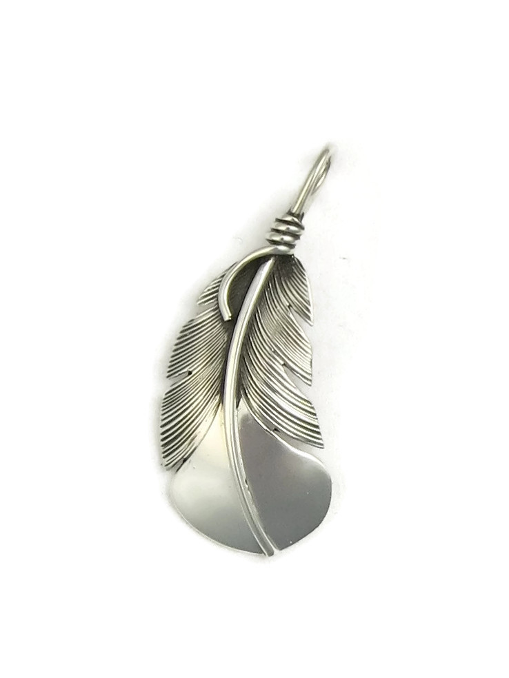 Native American Silver Feather Pendants | Buy Today