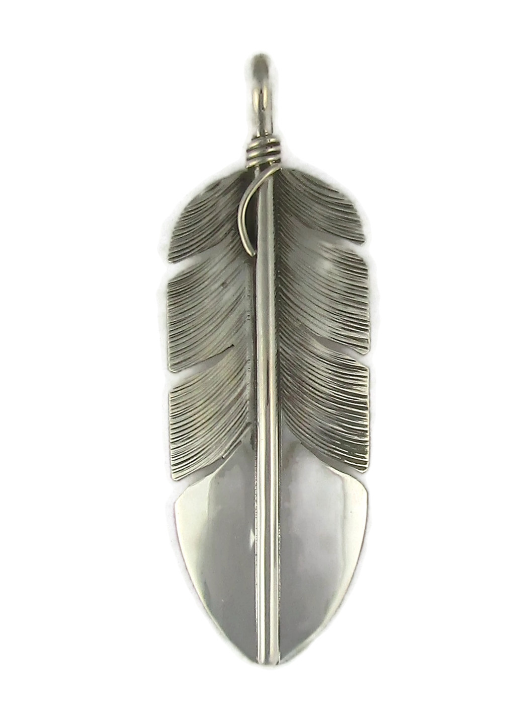Native American Silver Feather Pendants | Buy Today