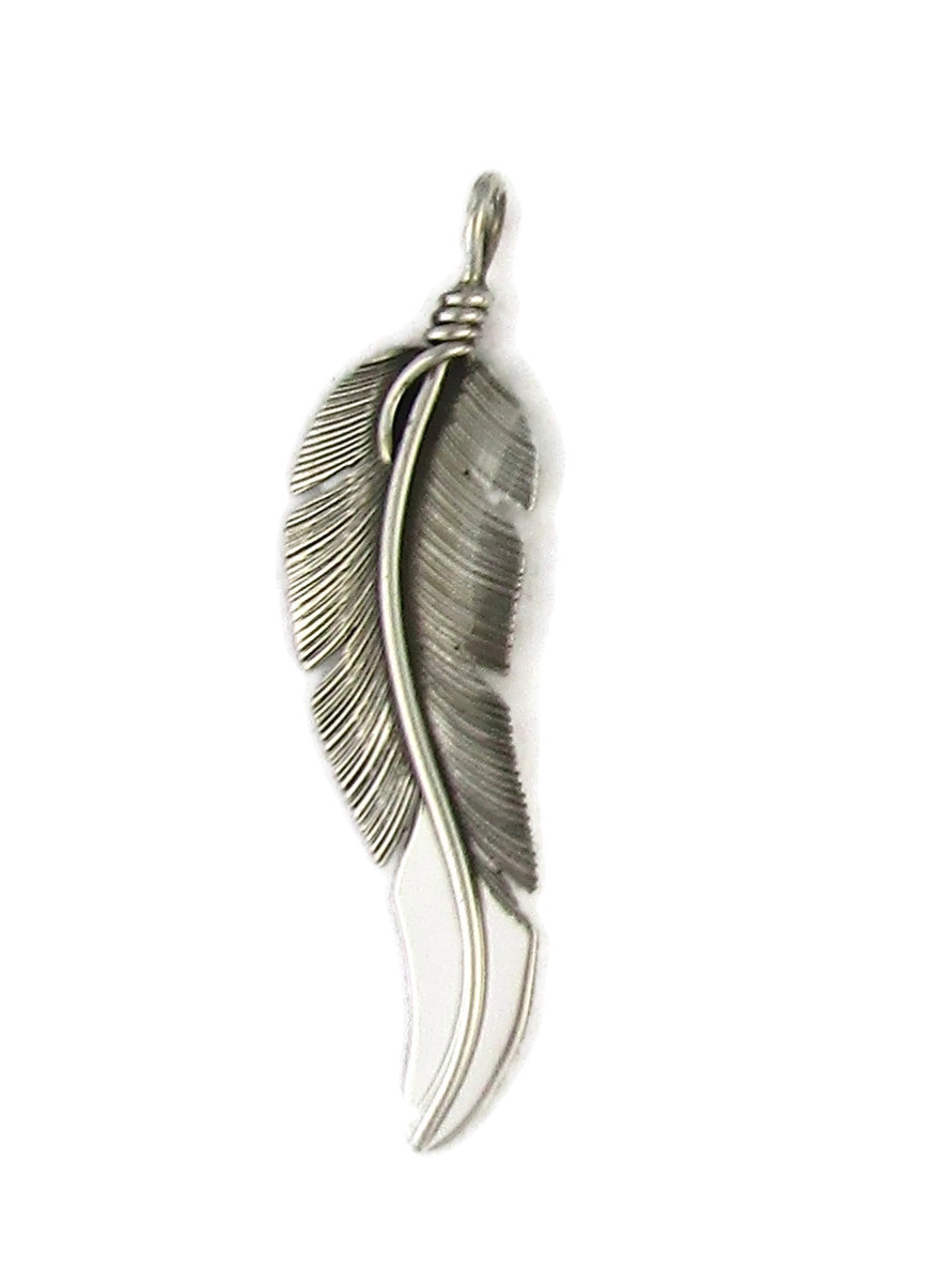 Native American Silver Feather Pendants | Buy Today