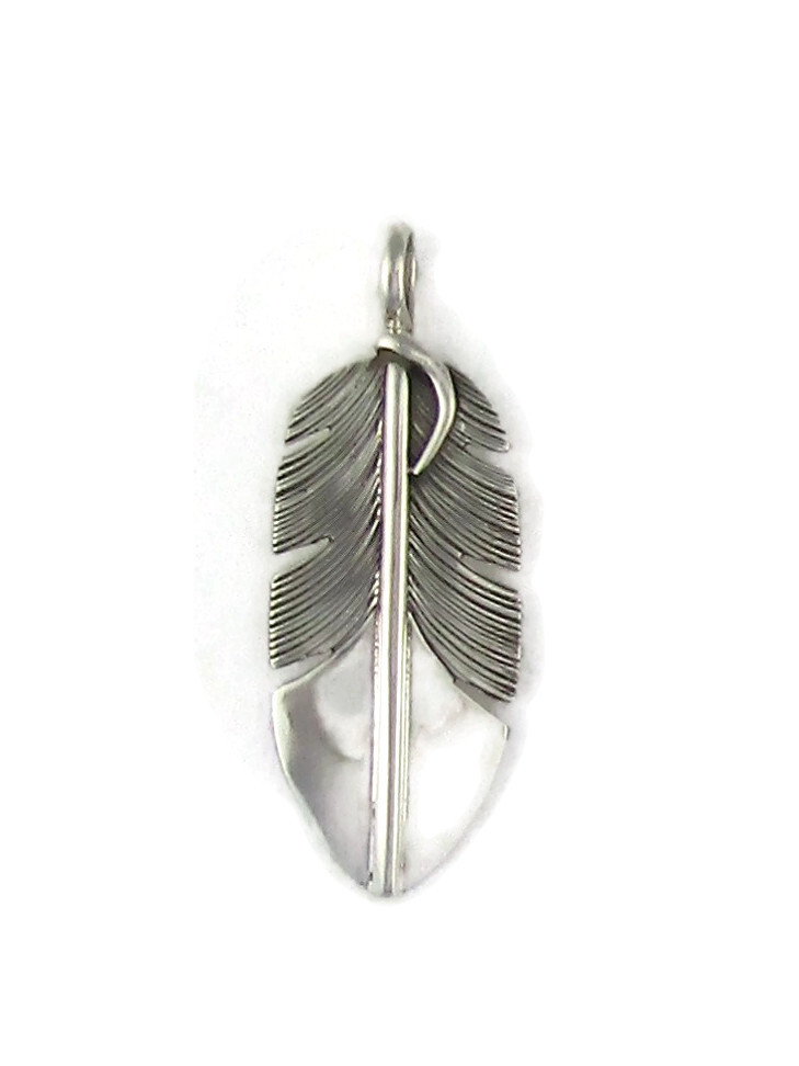 Native American Silver Feather Pendants | Buy Today