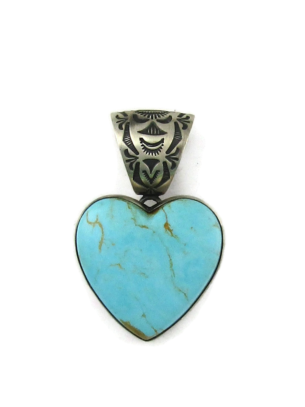 Turquoise Heart Pendants | Southwest Silver Gallery