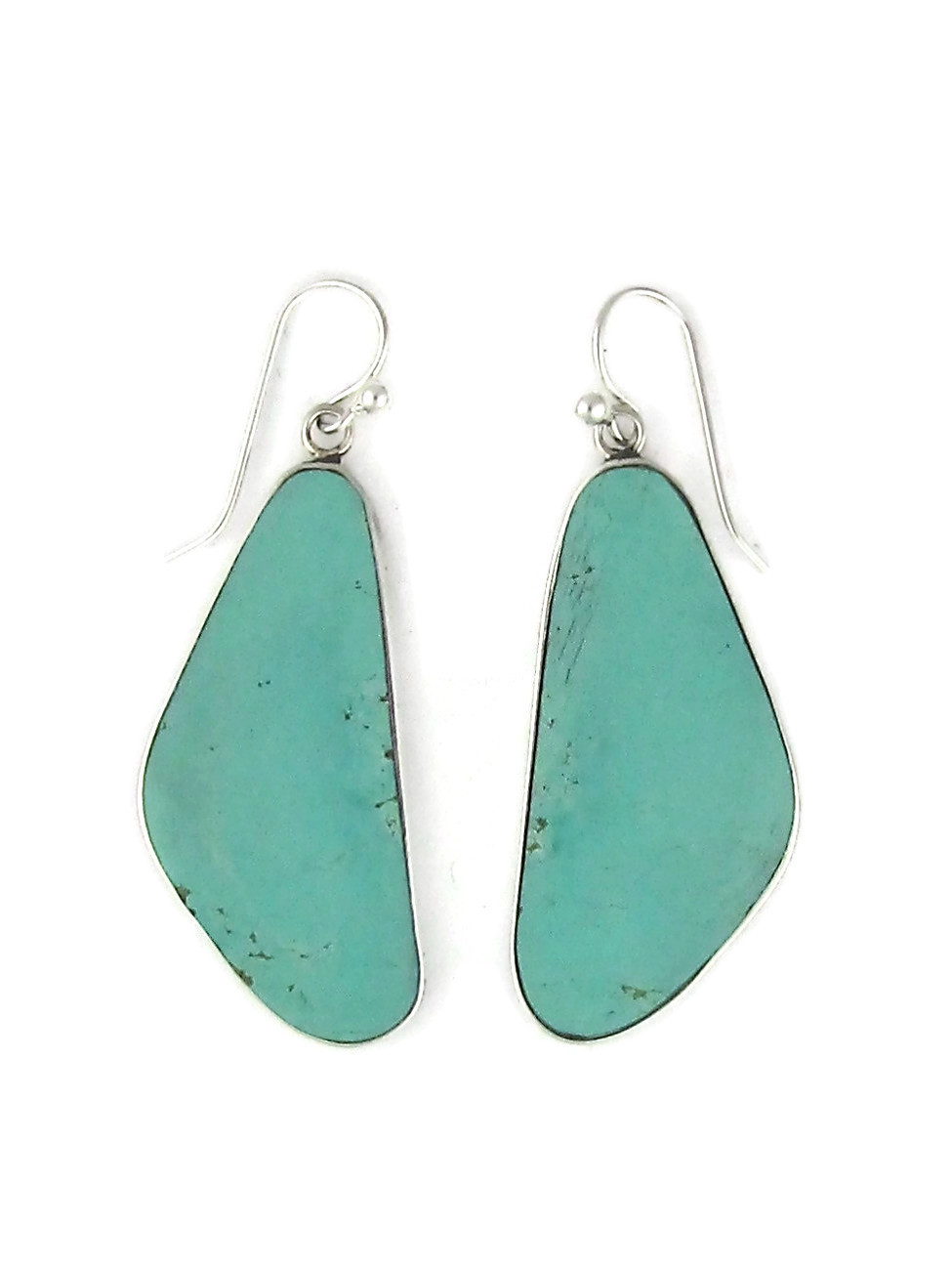Native American Turquoise Slab Earrings | Shop Now