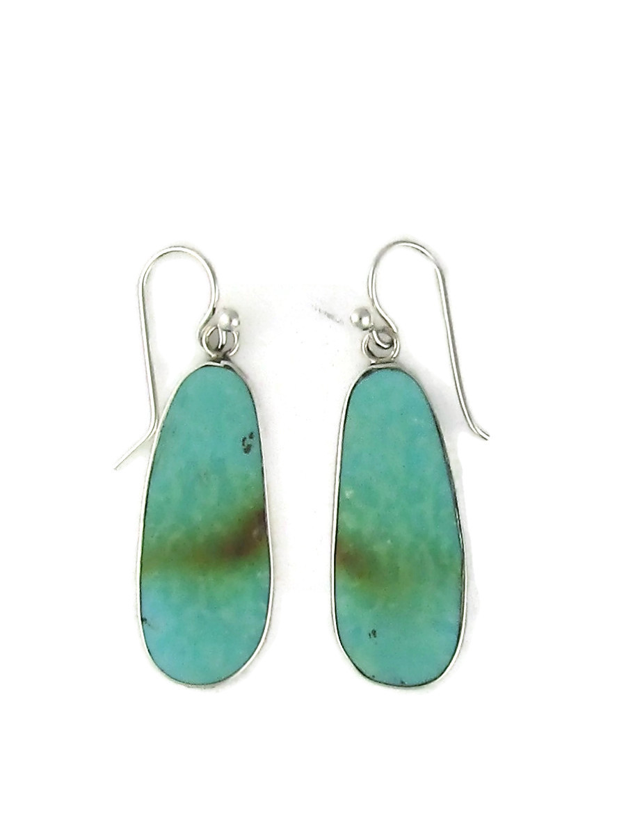 Native American Turquoise Slab Earrings | Shop Now
