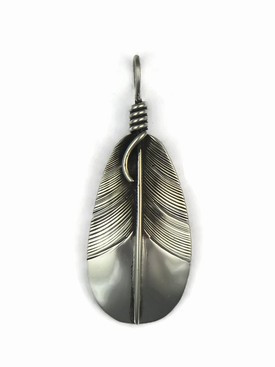 Native American Silver Feather Pendants | Buy Today