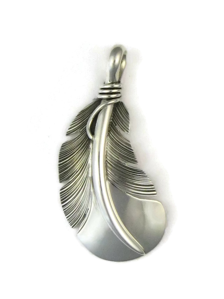 Native American Silver Feather Pendants | Buy Today