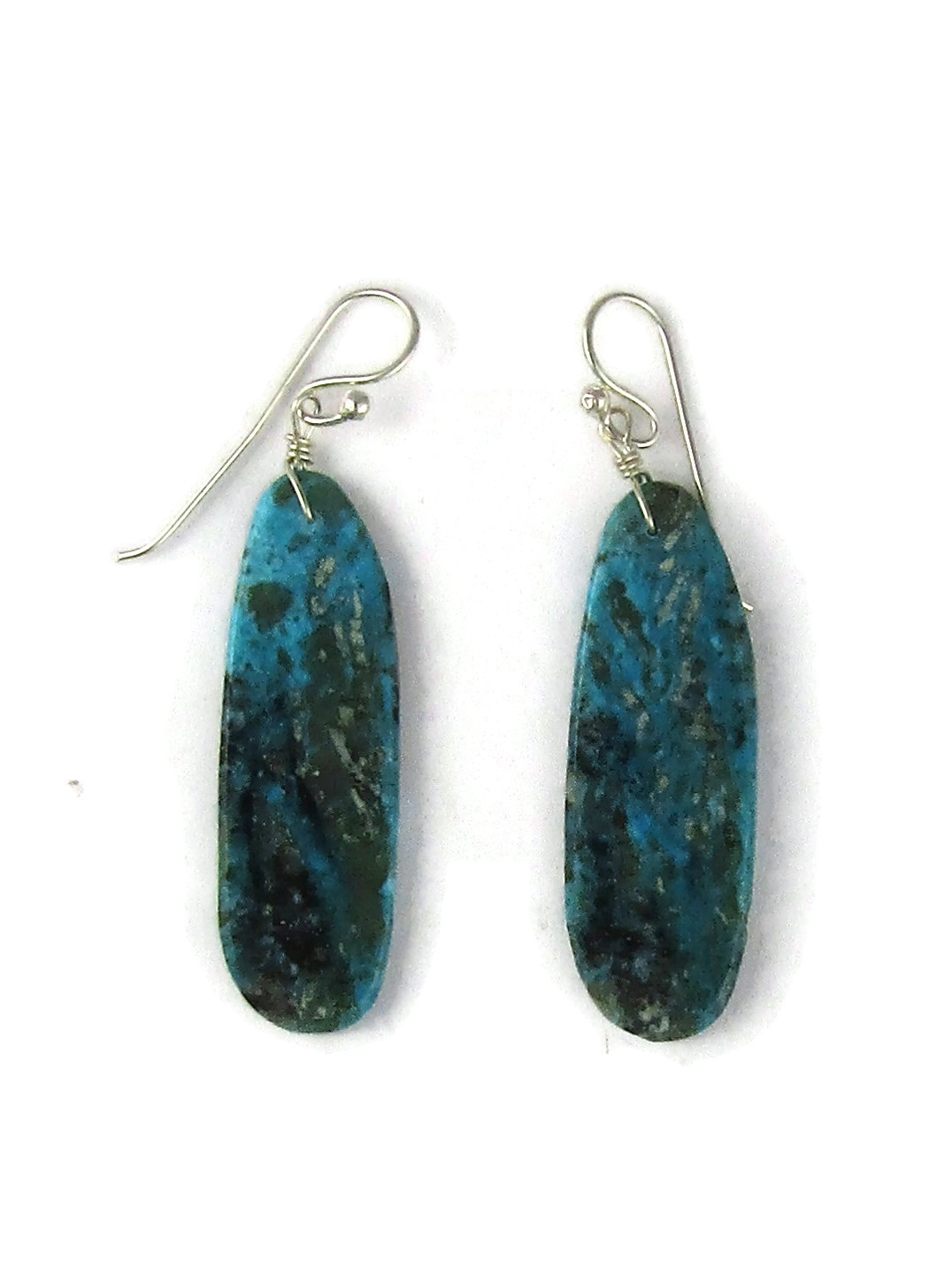 Native American Turquoise Slab Earrings | Shop Now