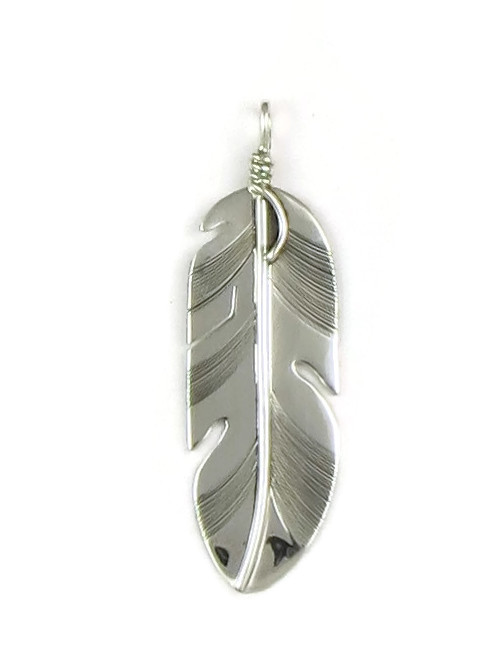 Native American Silver Feather Pendants | Buy Today