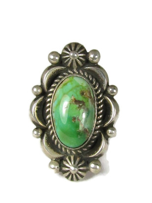 Sonoran Turquoise Ring Size 7 1/2 by Albert Jake (RG6139)