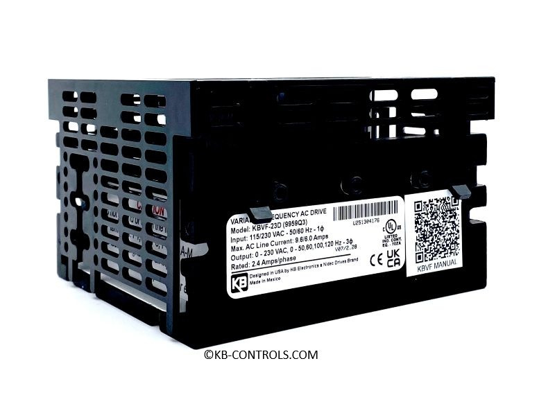 Home AC Drives Chassis / IP20 — 1/8 to 5 HP KBVF-23D (9959), 1/2 HP ...