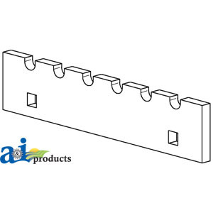 A-H165407-Wear Plate, Front Beater A-H165407