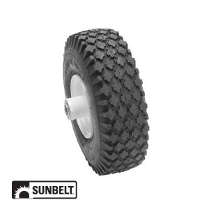 A-B1SB340-WHEEL-STUD, 4.1X3.5X4, STEEL-WHITE A-B1SB340