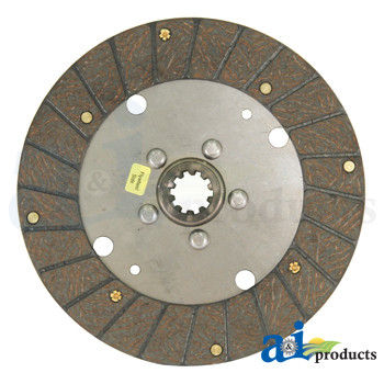 Trans Disc: 9", organic, solid, NEW A-100360 - Tired Iron Tractor Parts