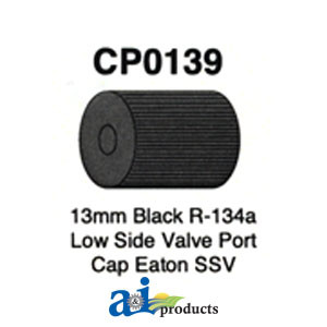A-CP0139-13mm Black R-143a Low Side Valve Port Cap Eaton SSV (5 Pack) A ...