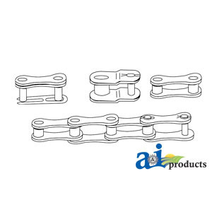A-RC2050-2050 Extended Pitch Roller Chain, 10ft (USA) A-RC2050