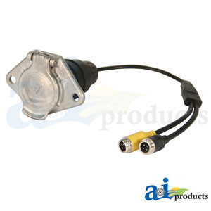 A-TR5237-CabCAM Plug, Camera End, 2 Camera Capability A-TR5237