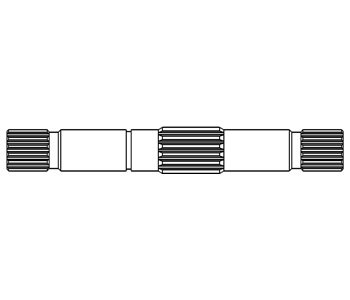 A-897567M3-Shaft, Hydraulic Cross A-897567M3