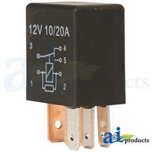 Relay; Microrelay A-AL76702 - Tired Iron Tractor Parts