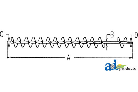 A-87617556-Auger, Grain Tank Lower A-87617556