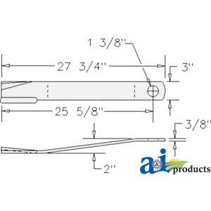 A-00772302-Blade, Rotary Cutter; CCW A-00772302