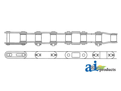 A-CA550-CA550 Conveyor Series Chain, 10 ft A-CA550