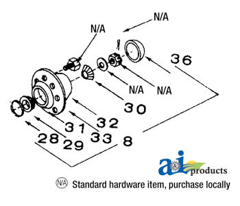 A-H35606-Hub W/ Cups A-H35606